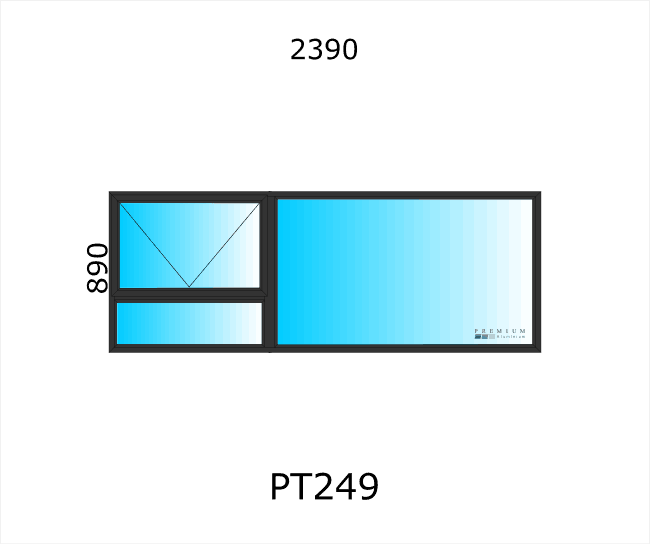 PT249 Aluminium Window | Premium Aluminium